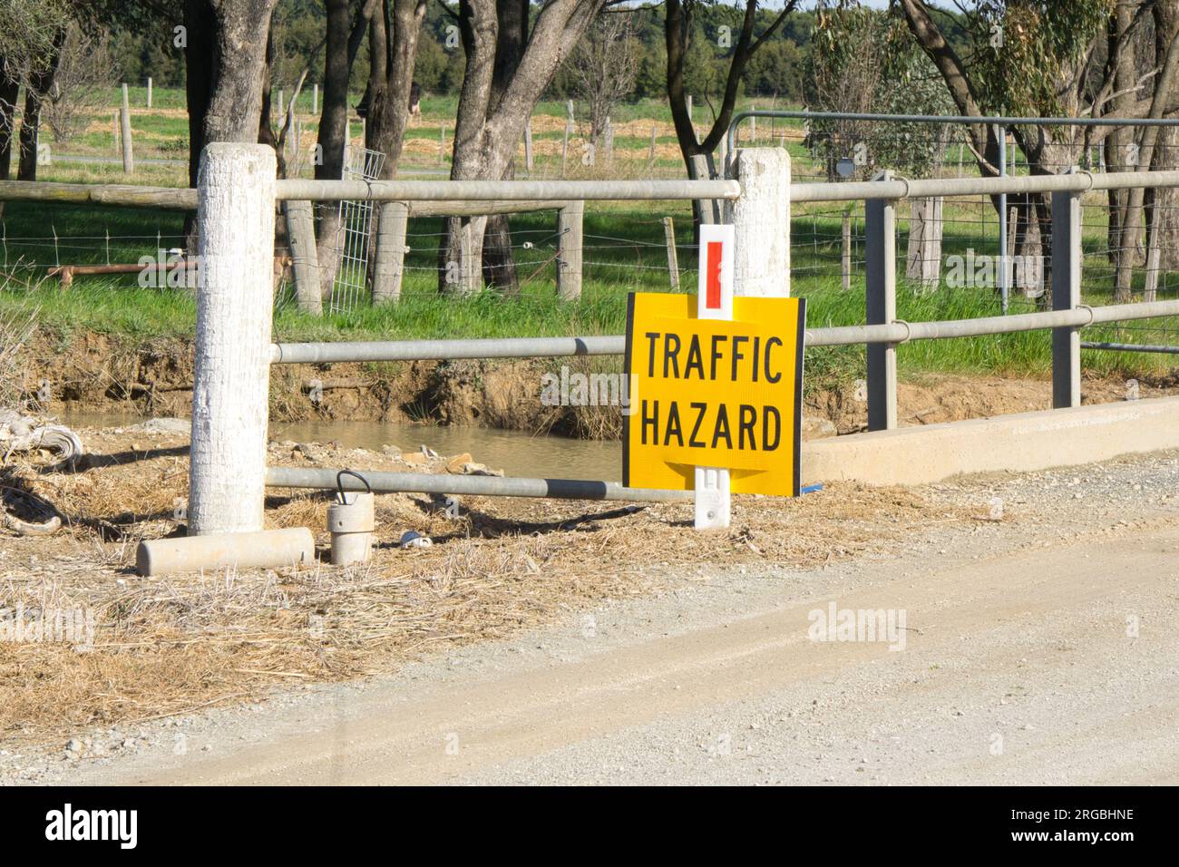 Obstruction road sign hi-res stock photography and images - Alamy