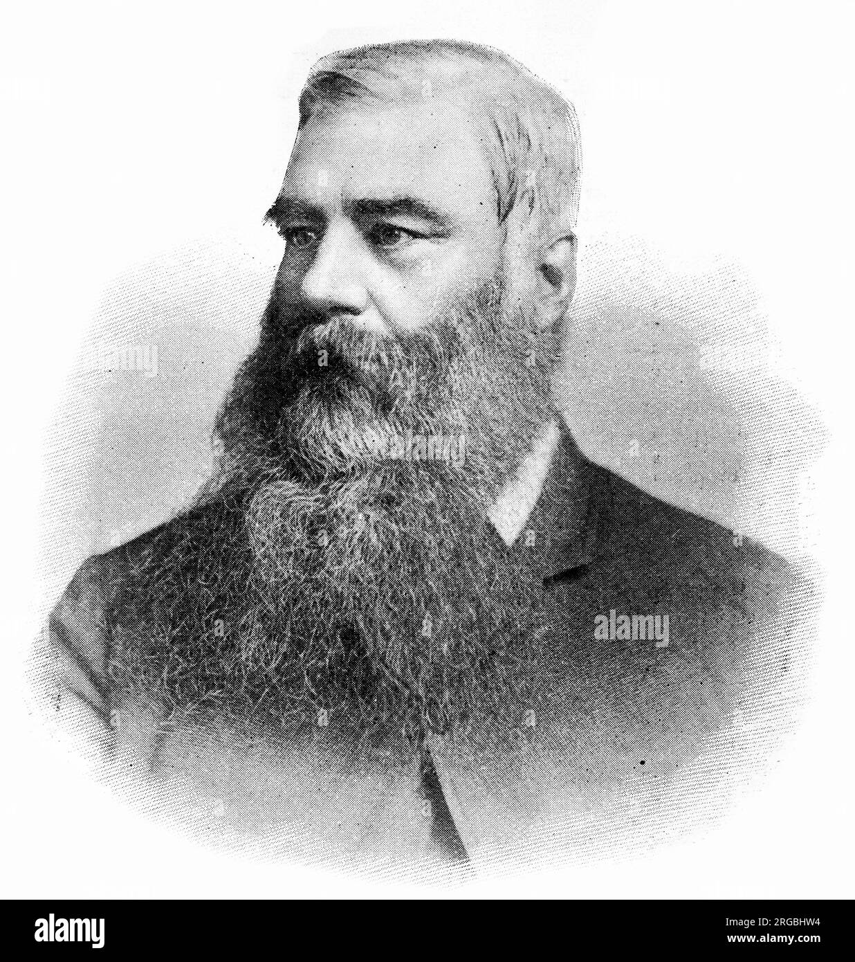 George Alfred Henty, English novelist and war correspondent Stock Photo ...