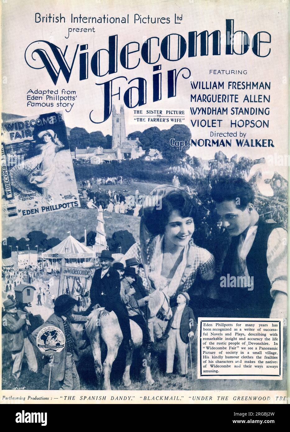 Widecombe Fair, British International Pictures film, adapted from a ...