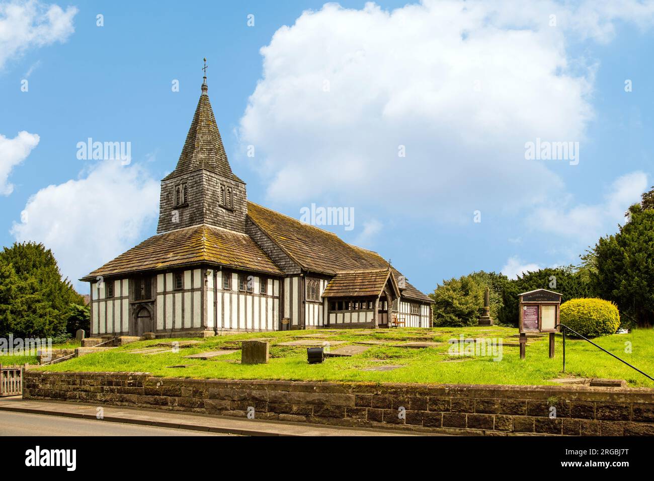 The parish Church of St James and St Paul in the village of Marton Near ...