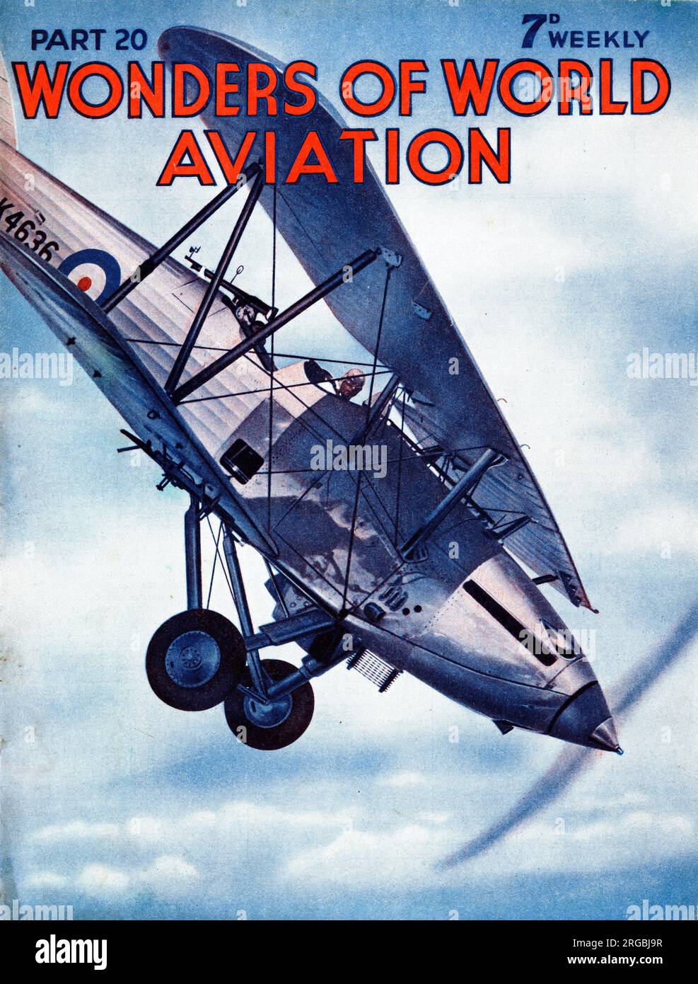 RAF light bomber aircraft Hawker Hind Stock Photo - Alamy