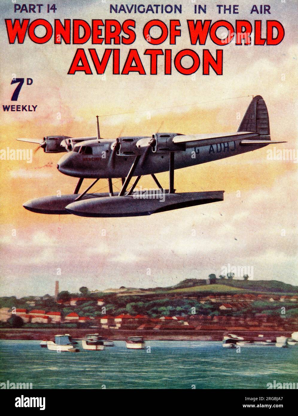 Short Mayo Composite S20 Mercury long-range seaplane, test flight ...