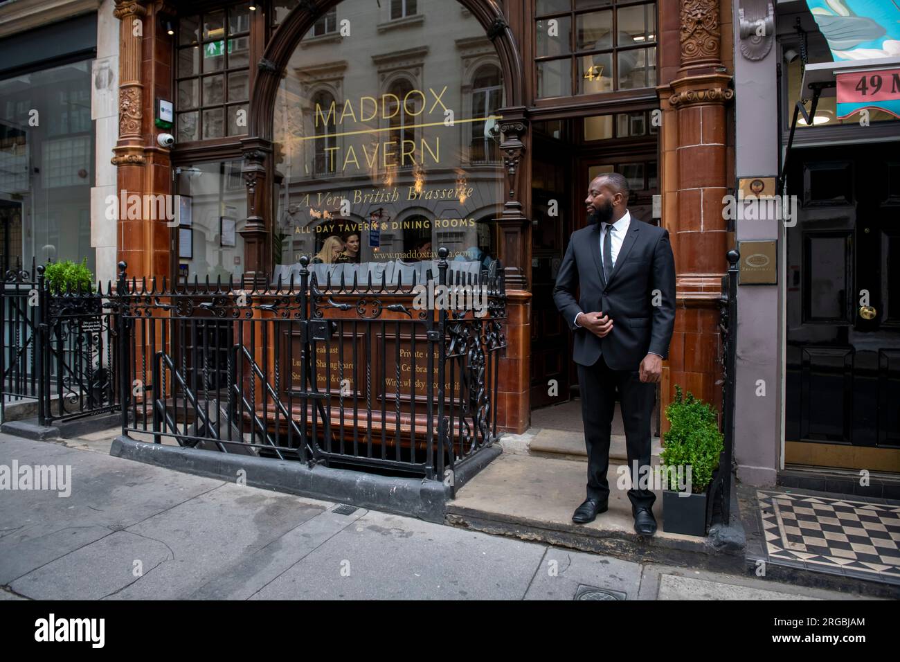 Maddox Tavern in Mayfair Stock Photo - Alamy