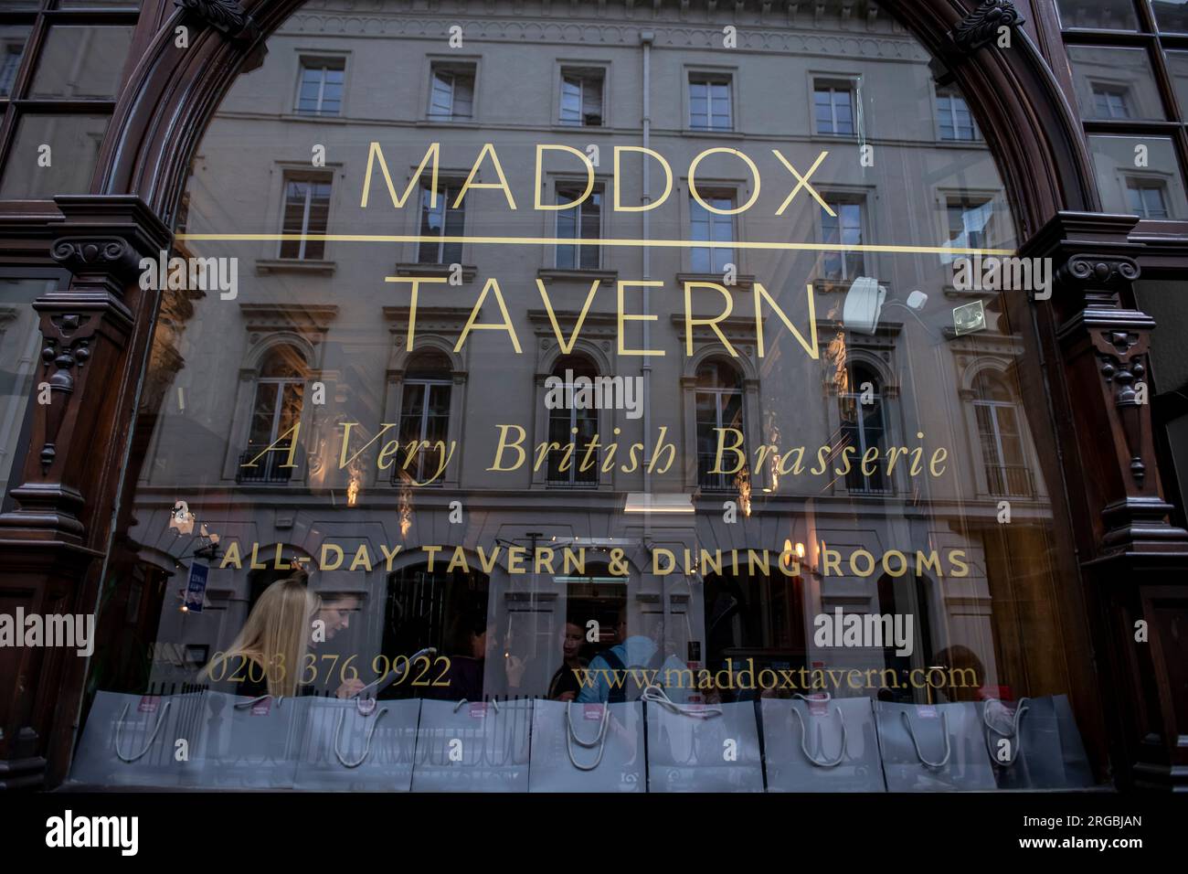 Maddox Tavern in Mayfair Stock Photo - Alamy