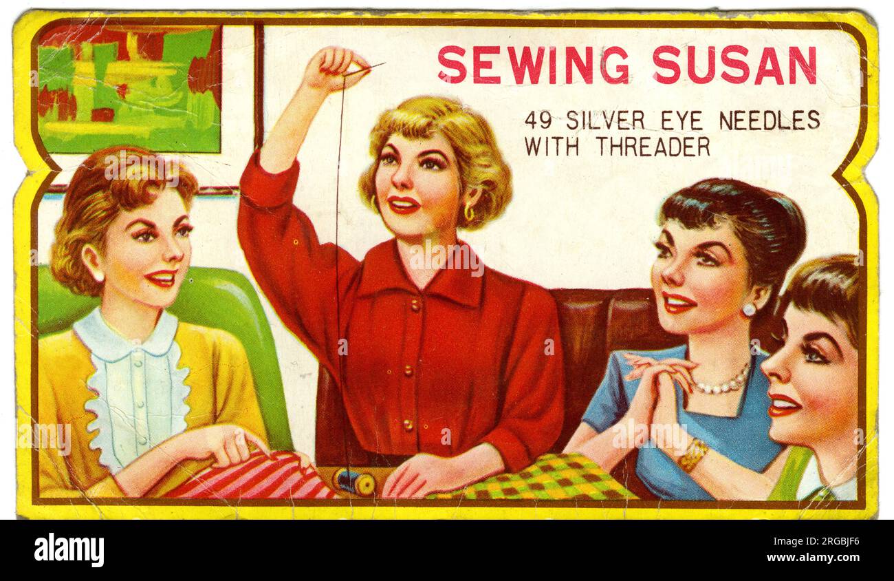 1950s sewing kit hi-res stock photography and images - Alamy