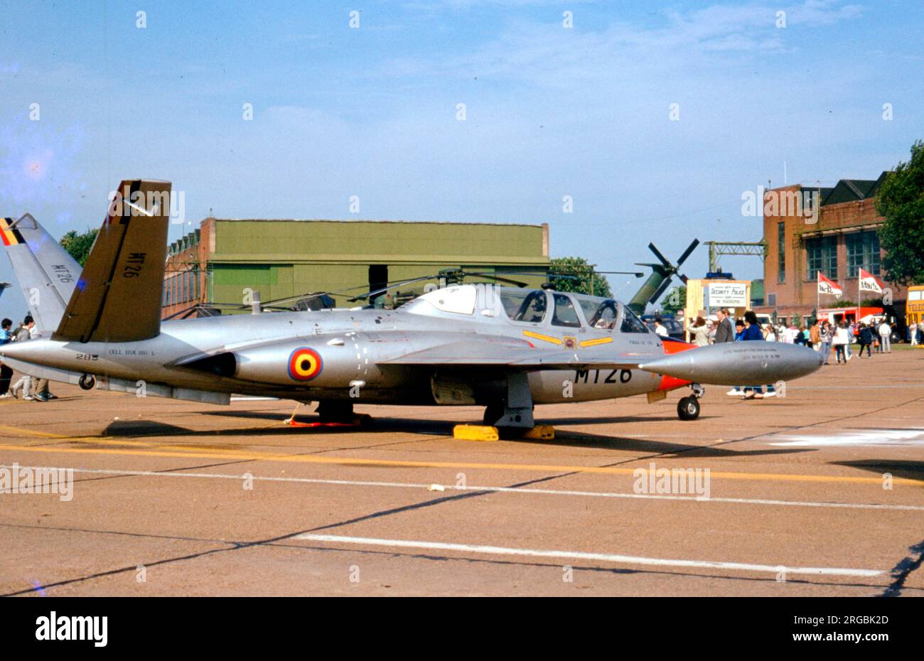 Force Aerienne Belge - Fouga CM.170R Magister MT26 (msn 283), at RAF ...