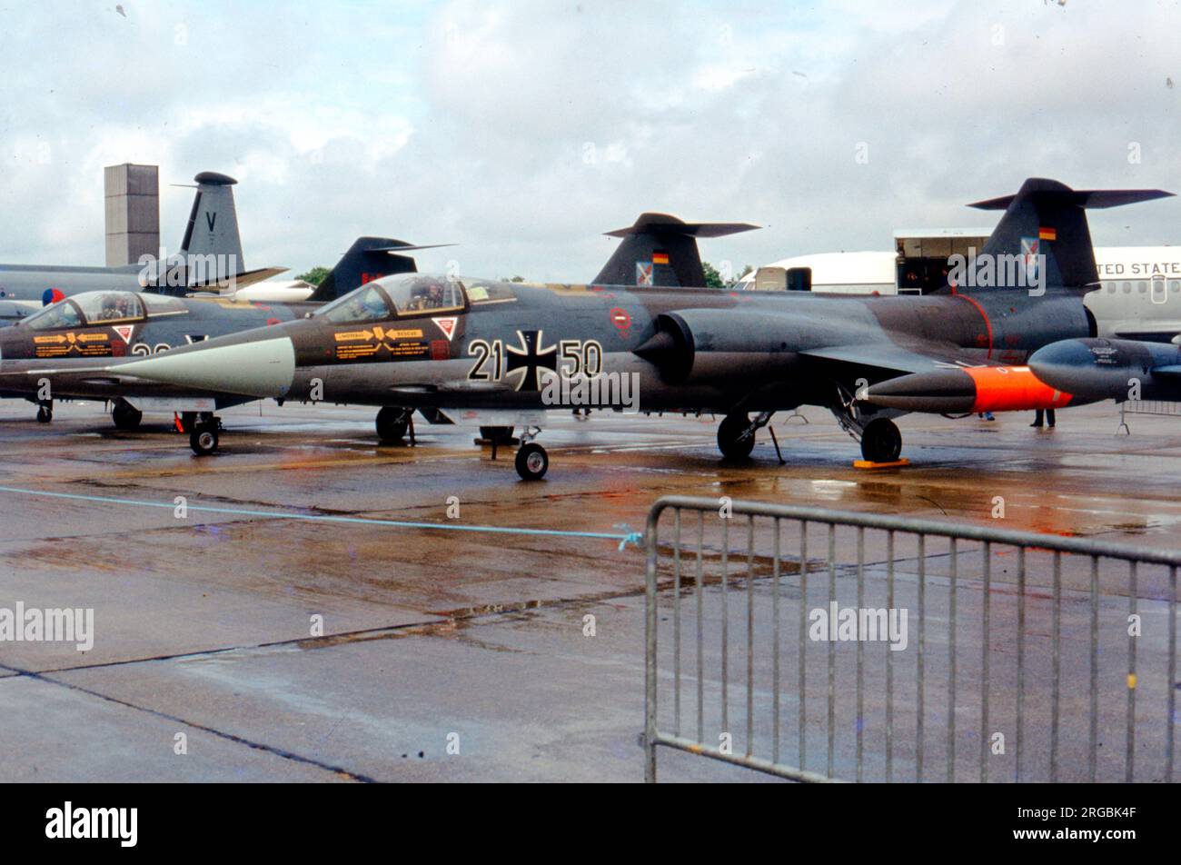 Luftwaffe - Lockheed F-104G Starfighter 21+50 (msn 683-7019), of ...