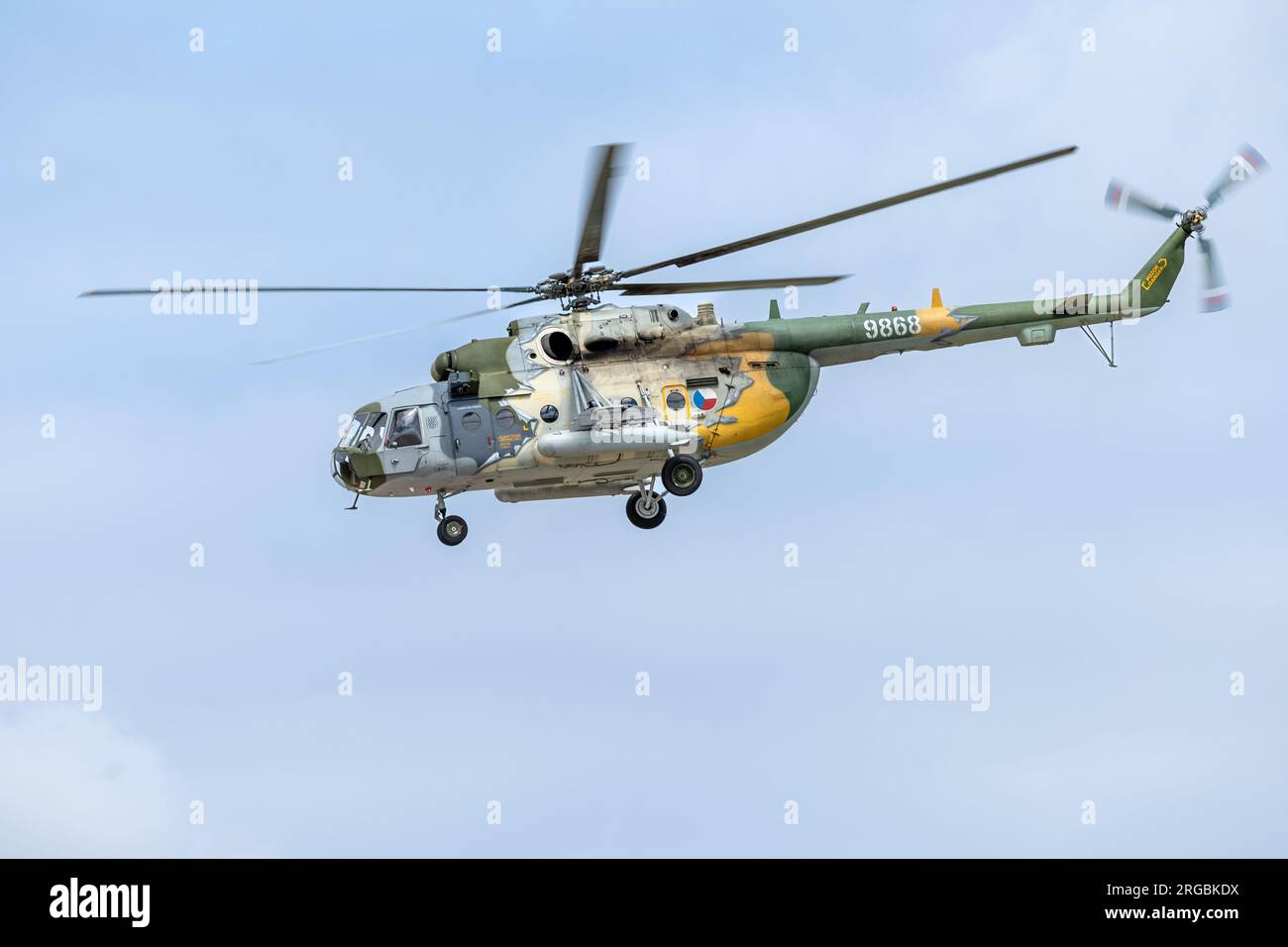 Czech Air Force - Mil Mi-171Sh military helicopter with a paint scheme ...