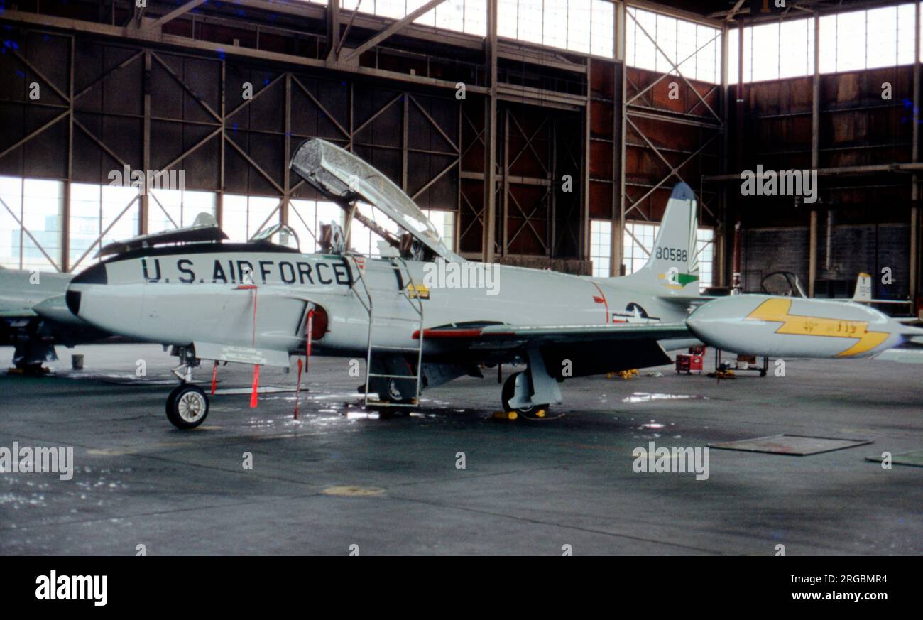 United States Air Force (USAF) - Lockheed T-33A-5-LO 58-0588 (msn Stock ...