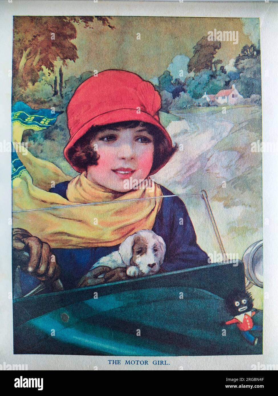 The Motor Picture Book, The Motor Girl Stock Photo - Alamy