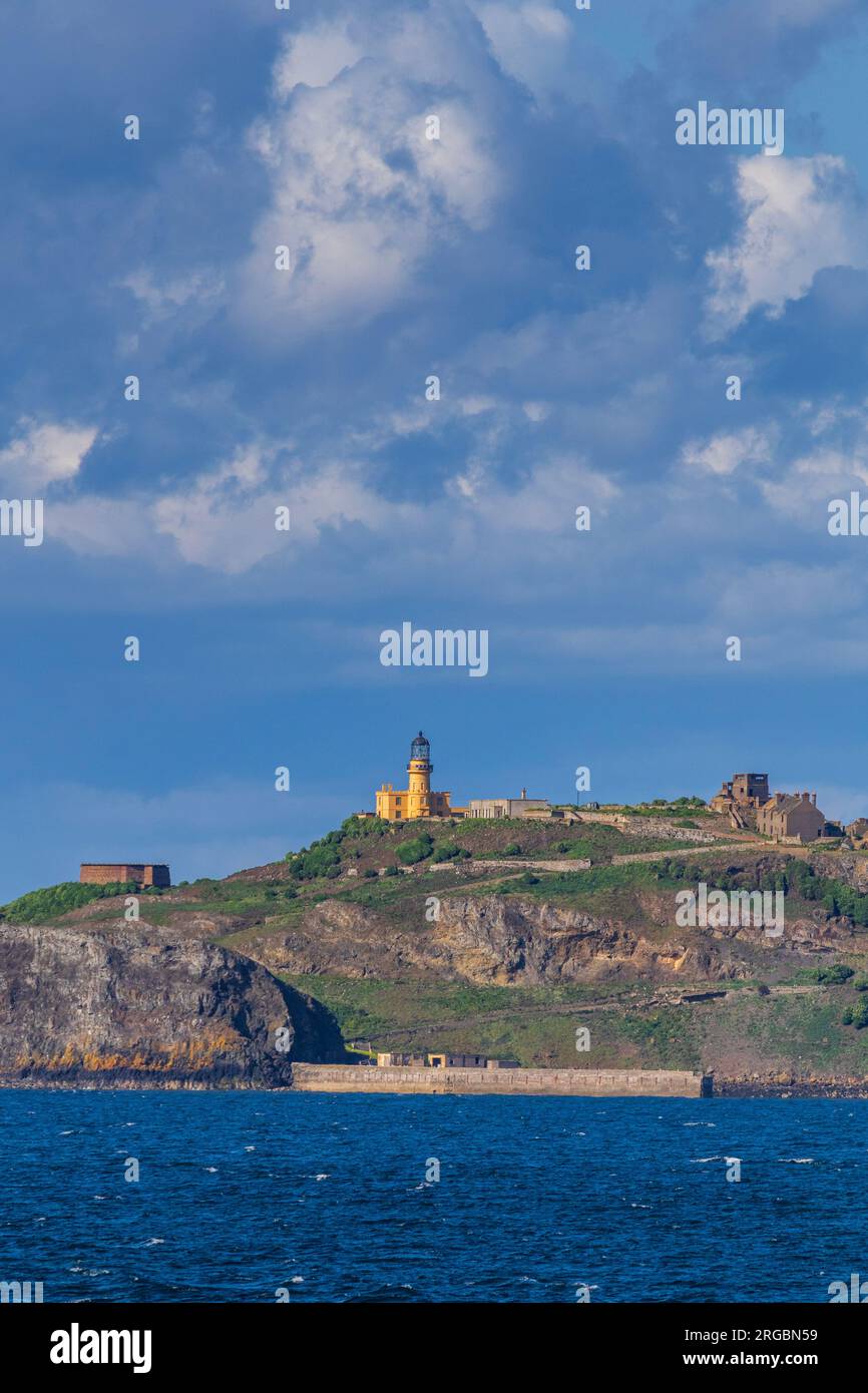 Inchkeith Lighthouse, Leith, Edinburgh, Scotland, United Kingdom Stock ...
