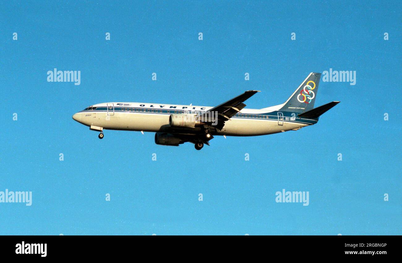 Boeing 737-484 SX-BKF (msn 25430, line Number 2174), of Olympic ...