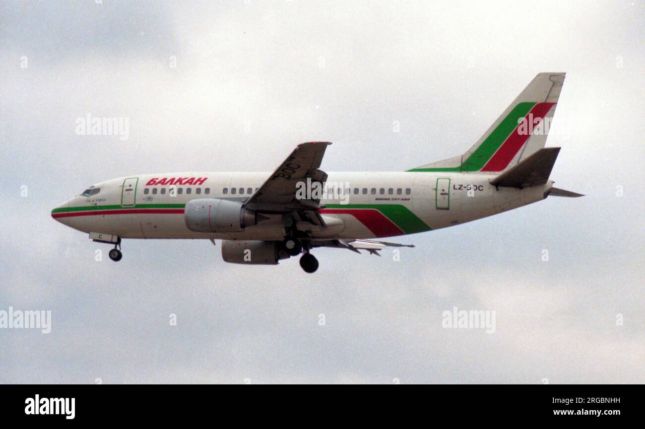 Boeing 737-53A LZ-BOC (msn 25425, line number 2177), of BALKAN ...