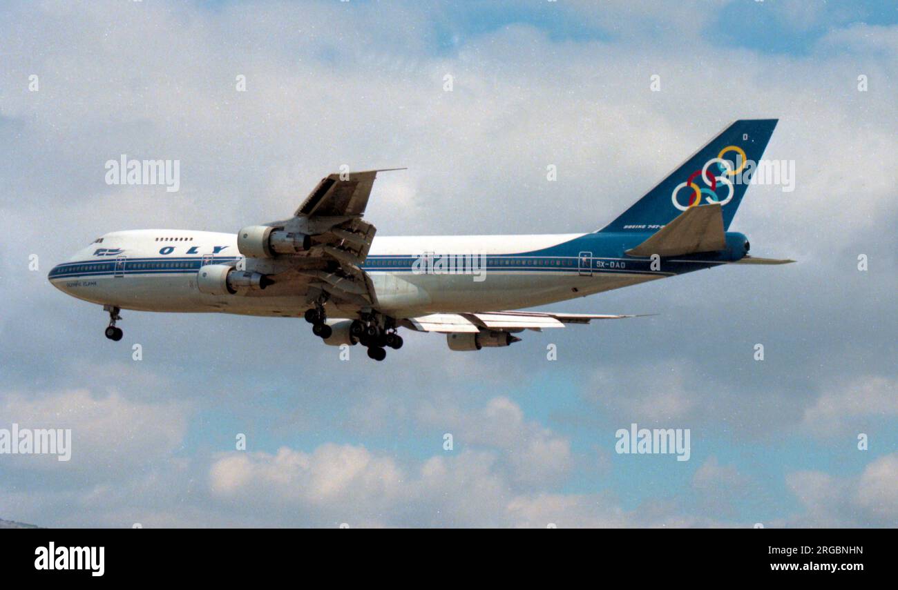 Boeing 747-212B SX-OAD 'Olympic Flame' (msn 21684, line Number 391), of ...