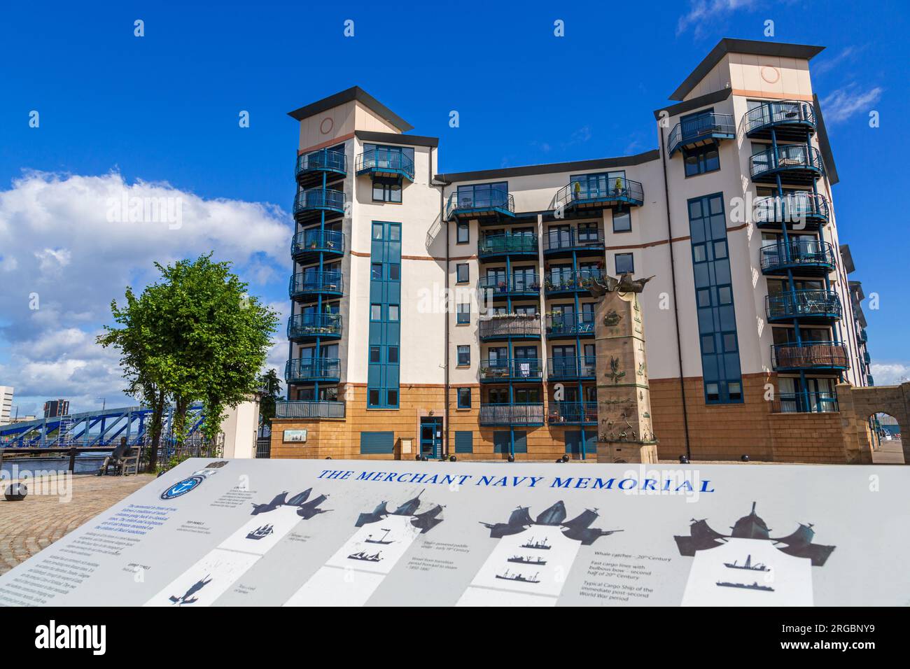 Scottish Merchant Navy Memorial, Leith, Edinburgh, Scotland, United ...