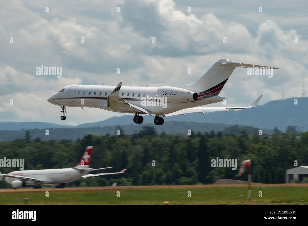 Zurich, Switzerland, July 13, 2023 CS-GLJ Bombardier Global 6500 ...