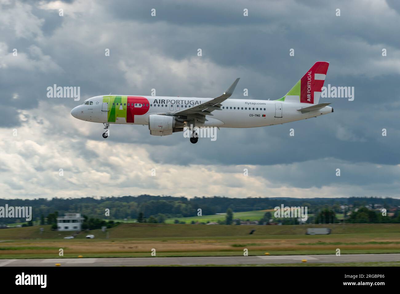 Zurich, Switzerland, July 13, 2023 CS-TNQ TAP Air Portugal Airbus A320 ...