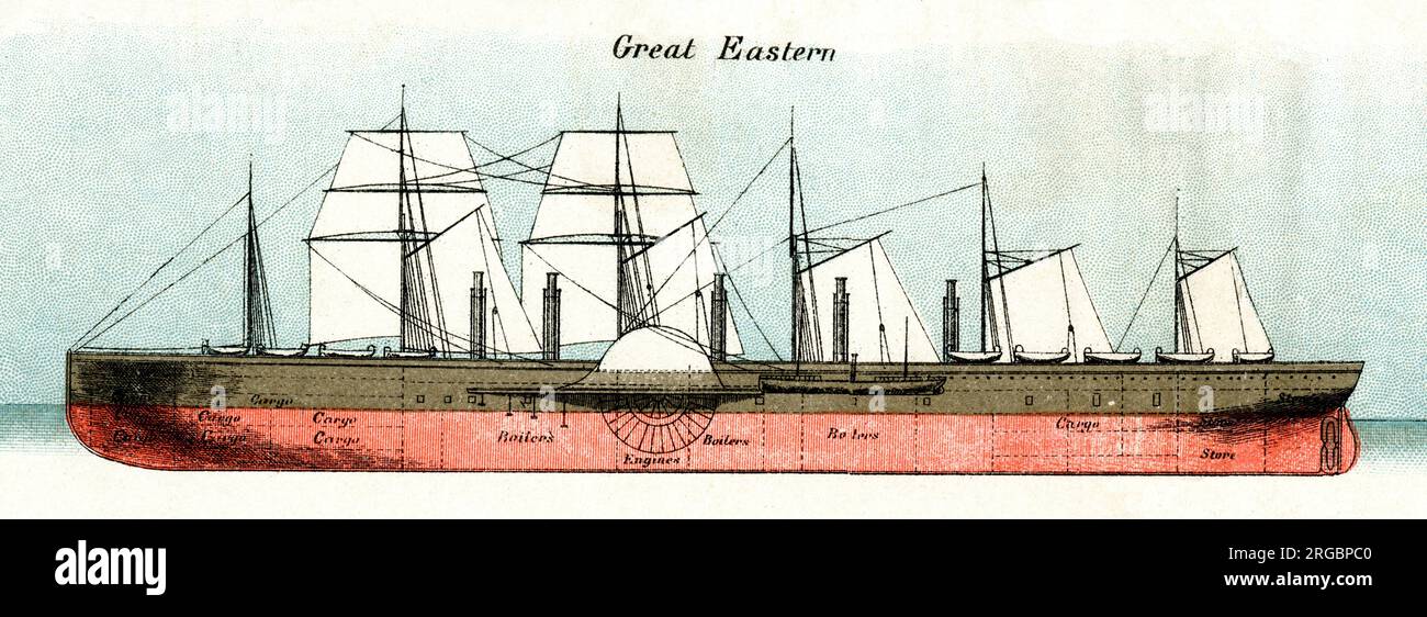 Great Eastern, steamship Stock Photo - Alamy