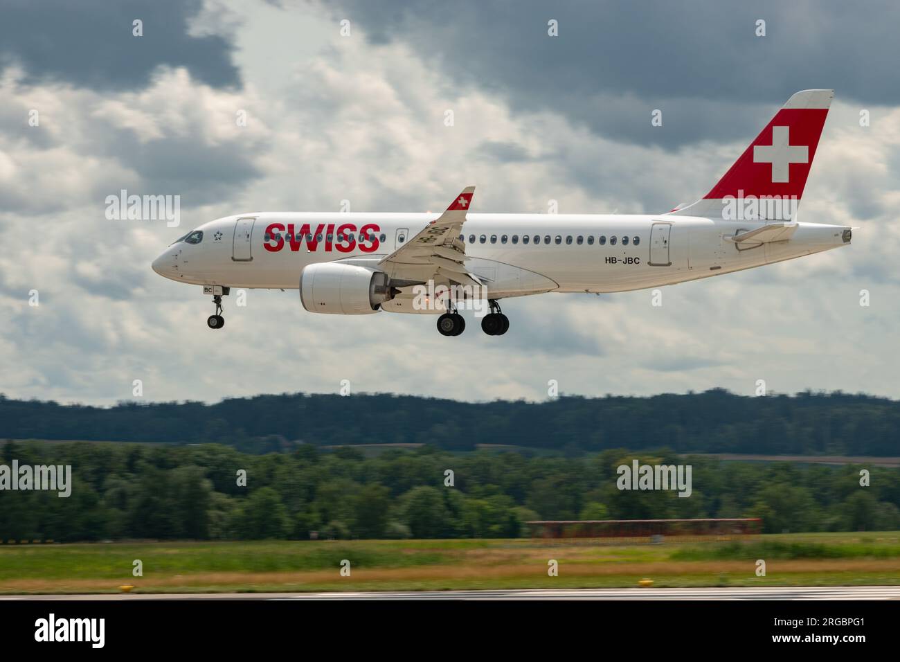 Zurich, Switzerland, July 13, 2023 HB-JBC Swiss international airlines ...