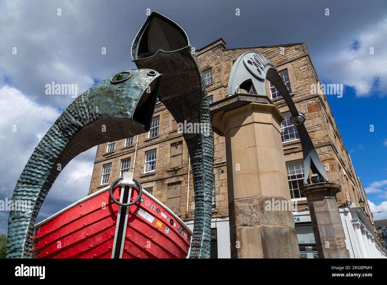 Arch on Dock Place, Leith, Edinburgh, Scotland, United Kingdom Stock ...