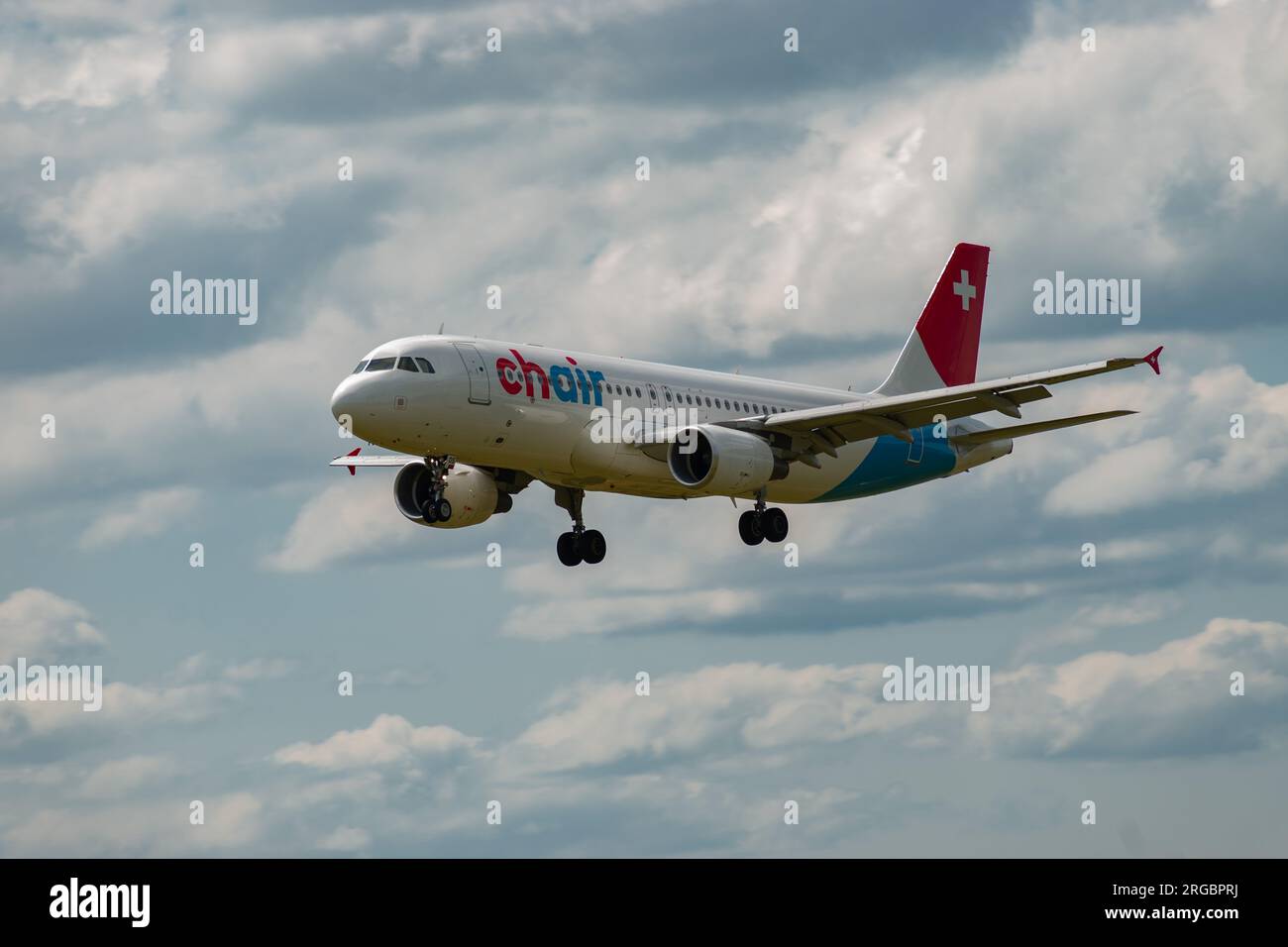 Zurich, Switzerland, July 13, 2023 HB-JOS Chair airlines Airbus A320 ...