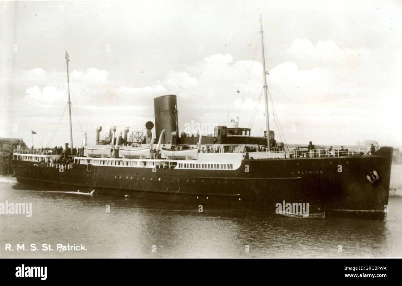 RMS St Patrick, Steam Ship Stock Photo - Alamy