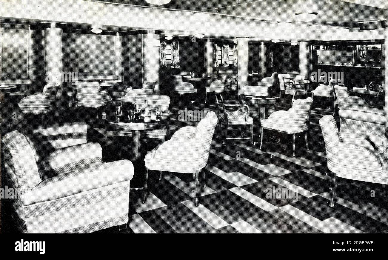 RMS Queen Mary, Smoking Room, January 1949 Stock Photo - Alamy RMS Queen Mary, Smoking Room, January 1949 Stock Photo - Alamy