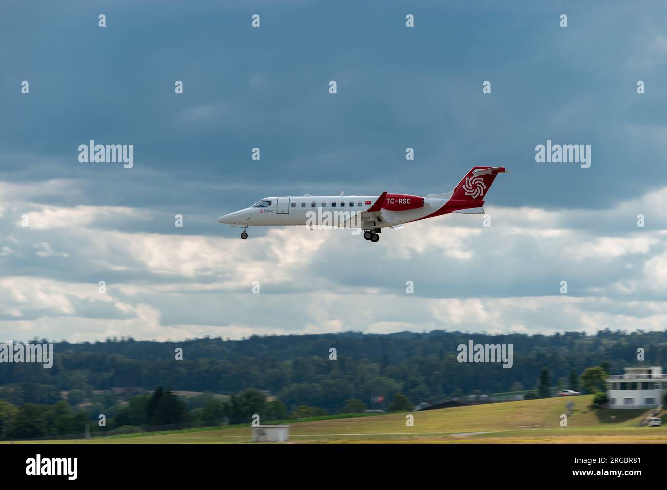 Zurich, Switzerland, July 13, 2023 TC-RSC Bombardier Learjet 45 ...