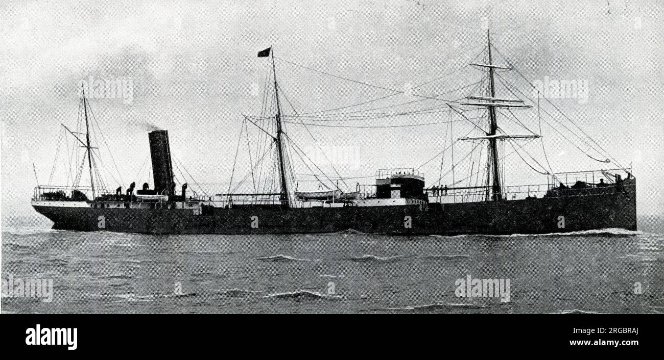 German steamship Mannheim of the Deutsch-Amerika Line, launched in 1906 ...