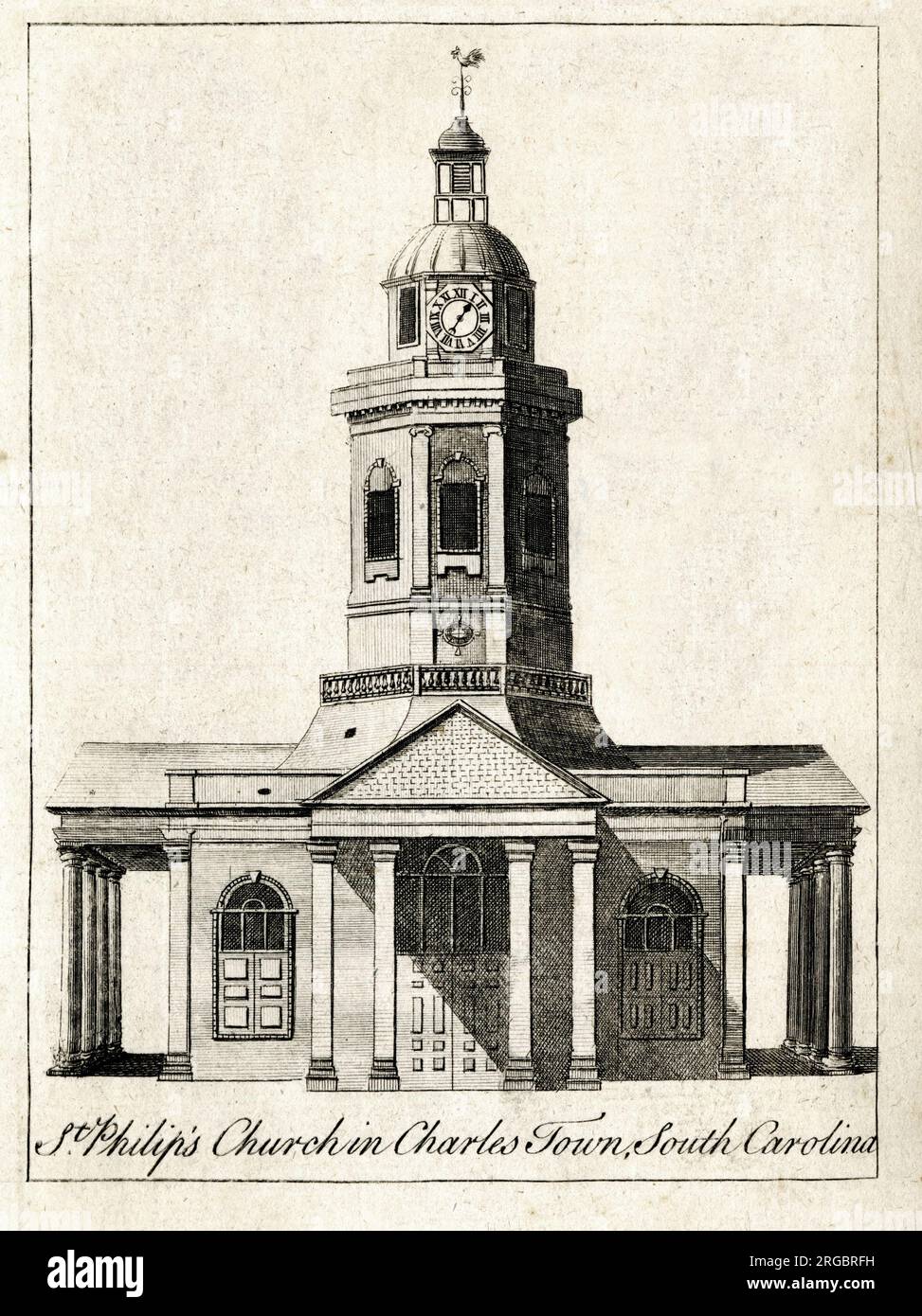 St Philip's Church, 142 Church Street, Charleston, South Carolina, USA ...