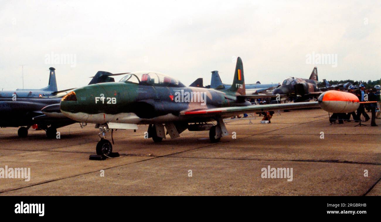 Force Aerienne Belge - Lockheed T-33A-1-LO FT28 (msn 580-9091, ex 53 ...
