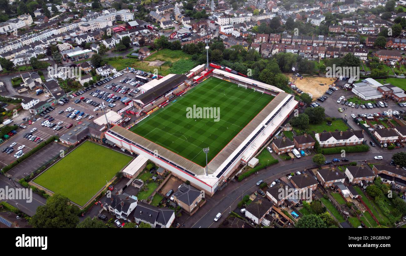 A drone view of the Completely-Suzuki Stadium, Cheltenham. Picture date ...