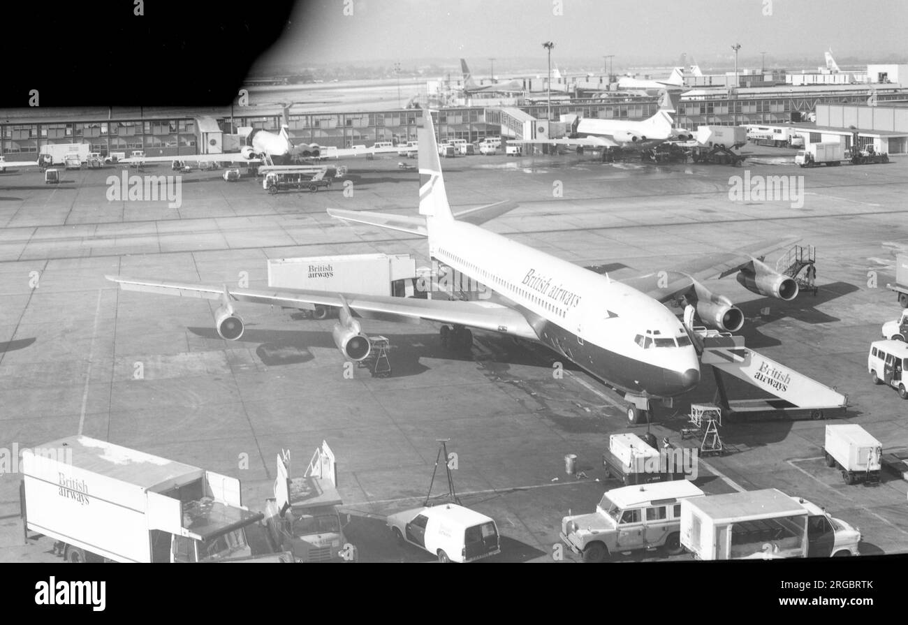 Boeing 707-336C G-AYLT (msn 20517), of British Airways, at London ...