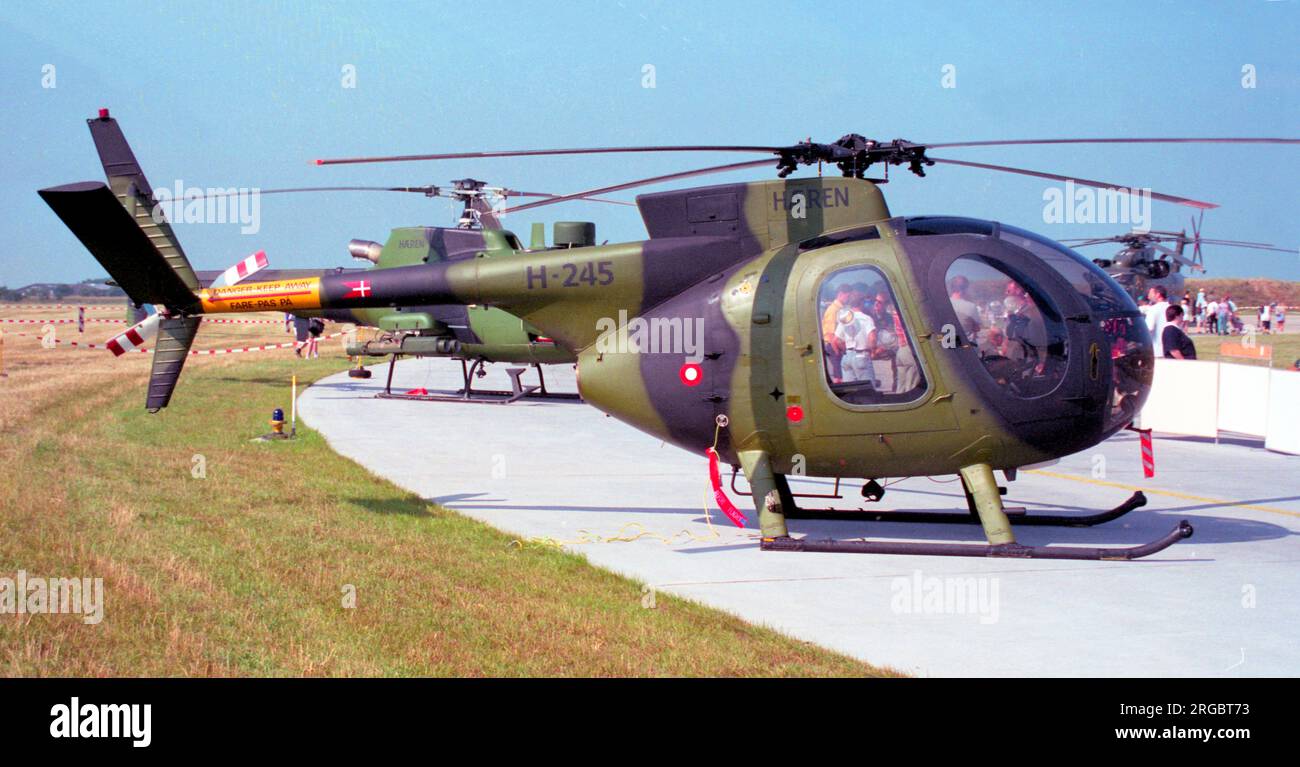 Haeren - Hughes 369HM H-245 (msn 24-0245M), at Nordholz Air Base for an ...