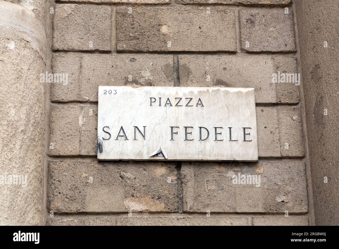Basilica di san fidelis hi-res stock photography and images - Alamy