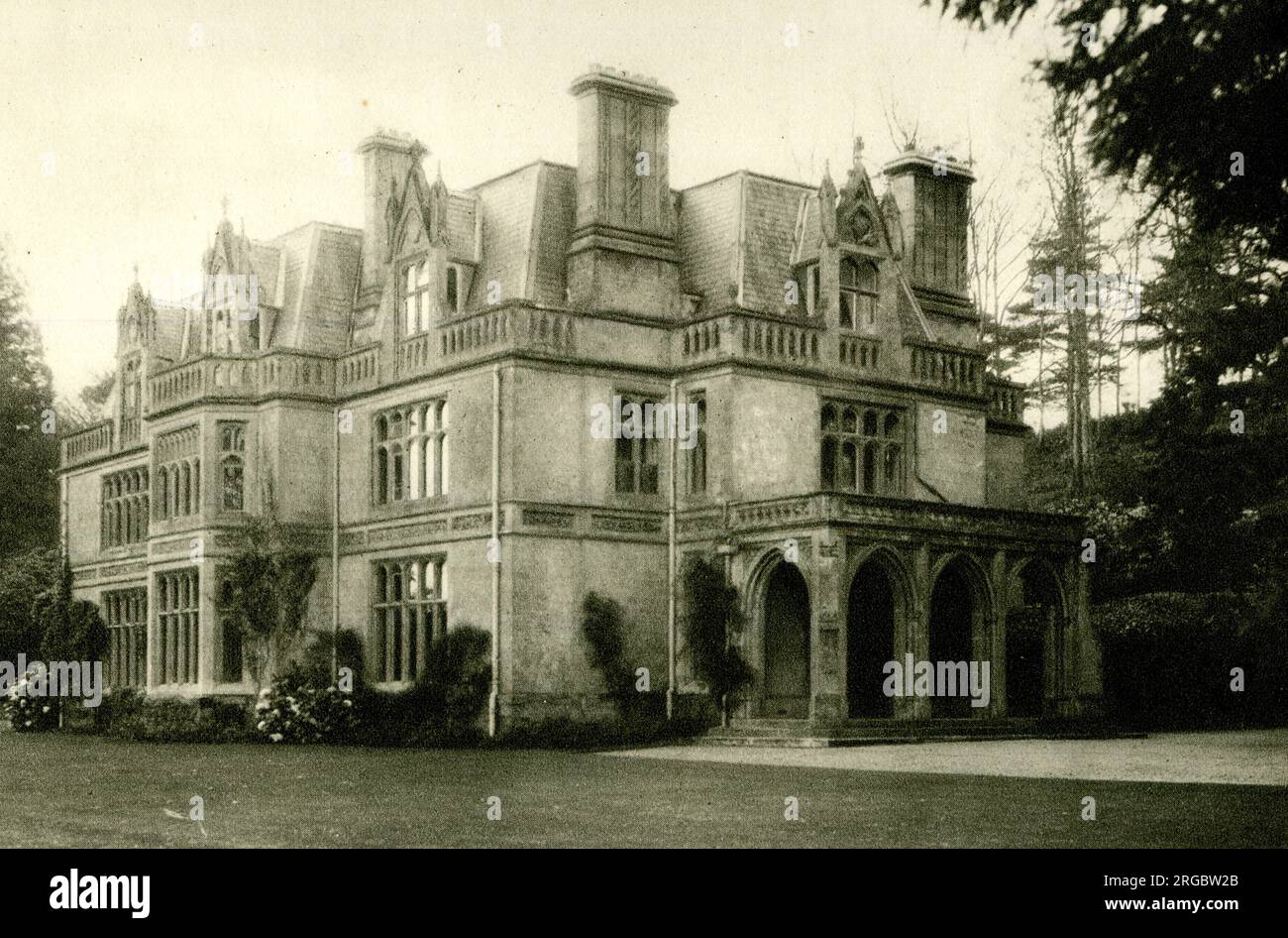 Aldworth, Blackdown, West Sussex, the house where Tennyson lived and ...