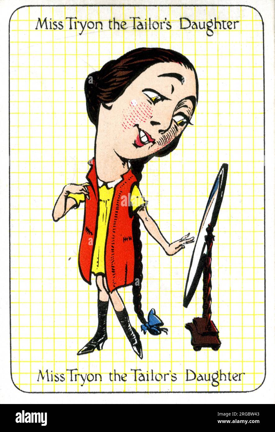 Miss Tryon the Tailor's Daughter Stock Photo - Alamy
