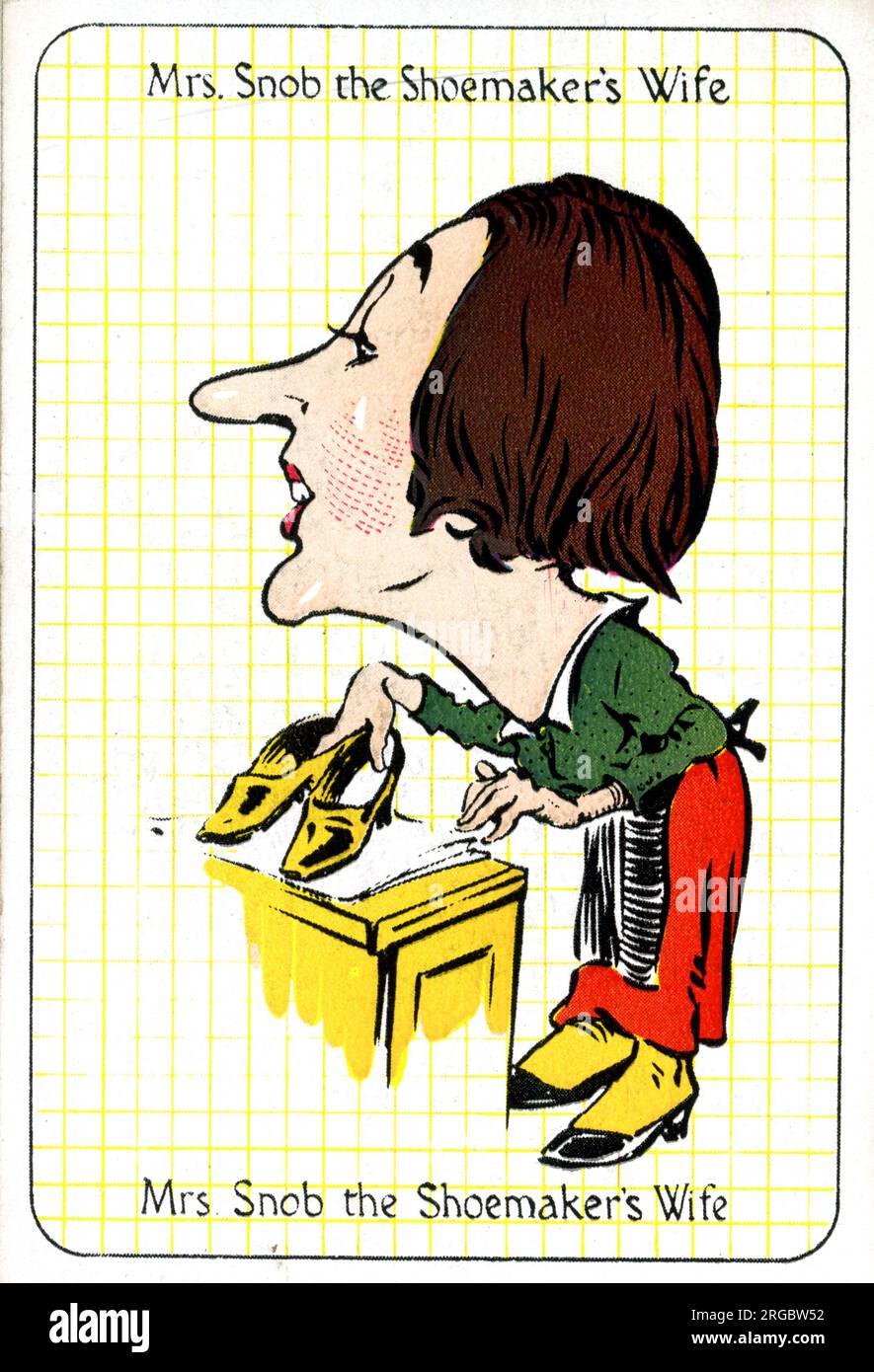 Mrs Snob the Shoemaker's Wife Stock Photo - Alamy