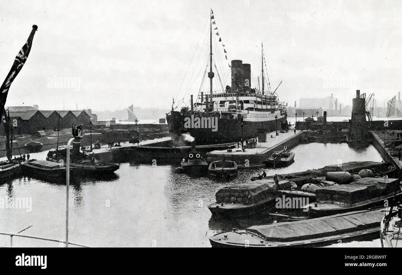 Surrey Commercial Docks on the River Thames, London Stock Photo - Alamy