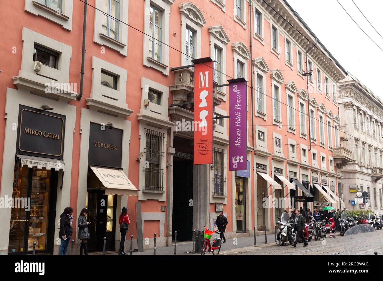 Milan, Italy - March 30: The Quadrilatero della moda or Via ...
