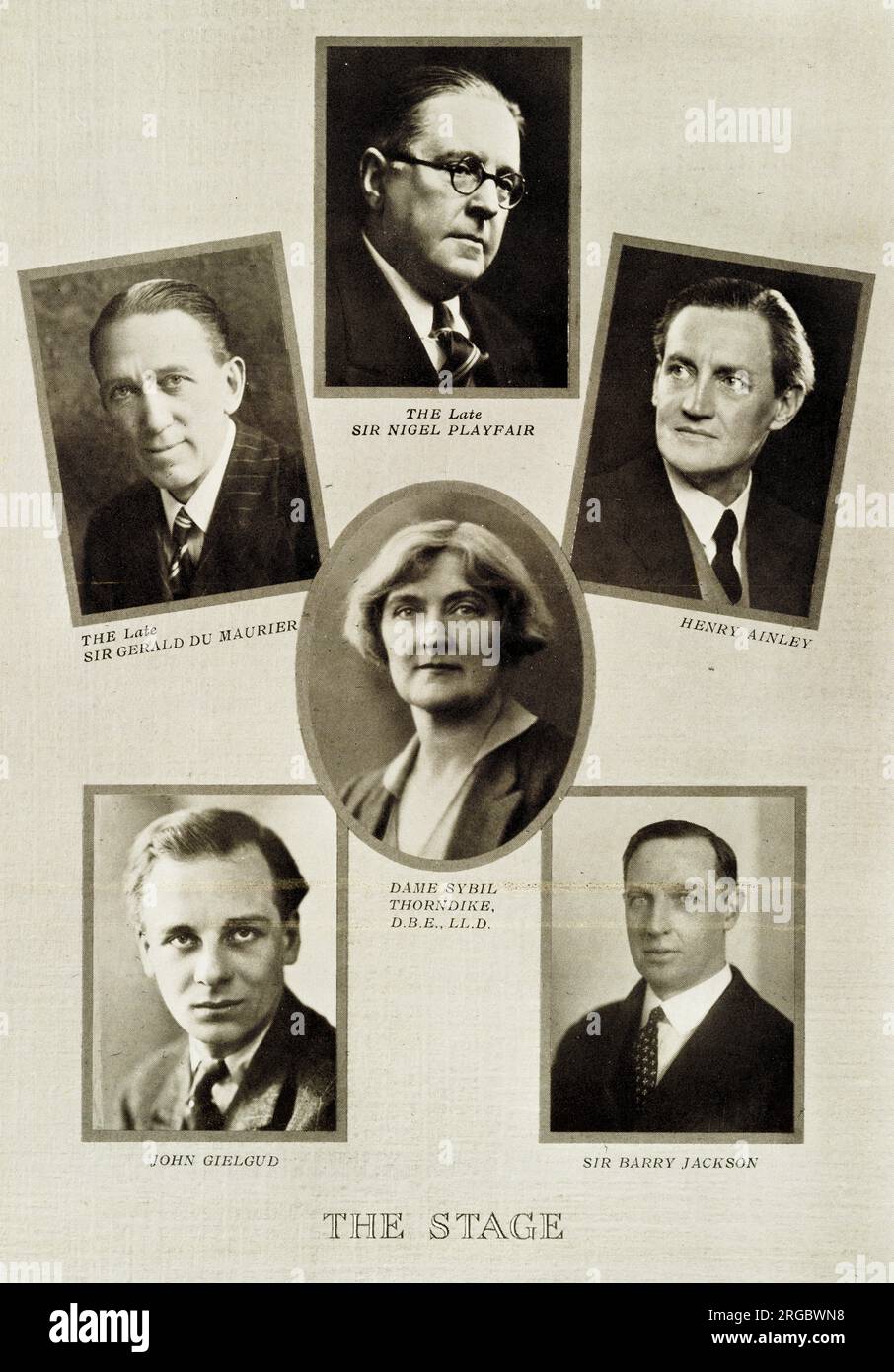 Leading actors during the first 25 years of the reign of King George V ...