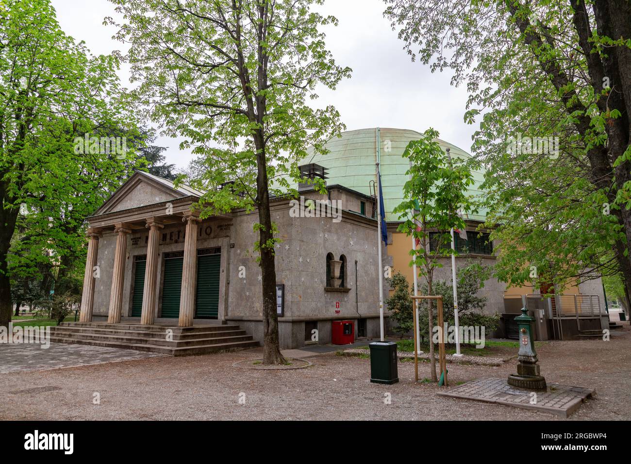 Milan, Italy - 30 March 2022: The Milan Planetarium, Planetario di ...