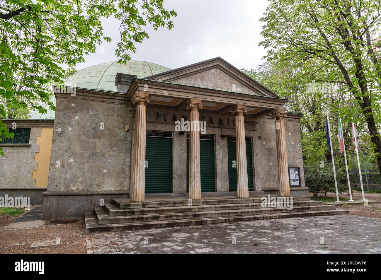 Milan, Italy - 30 March 2022: The Milan Planetarium, Planetario di ...