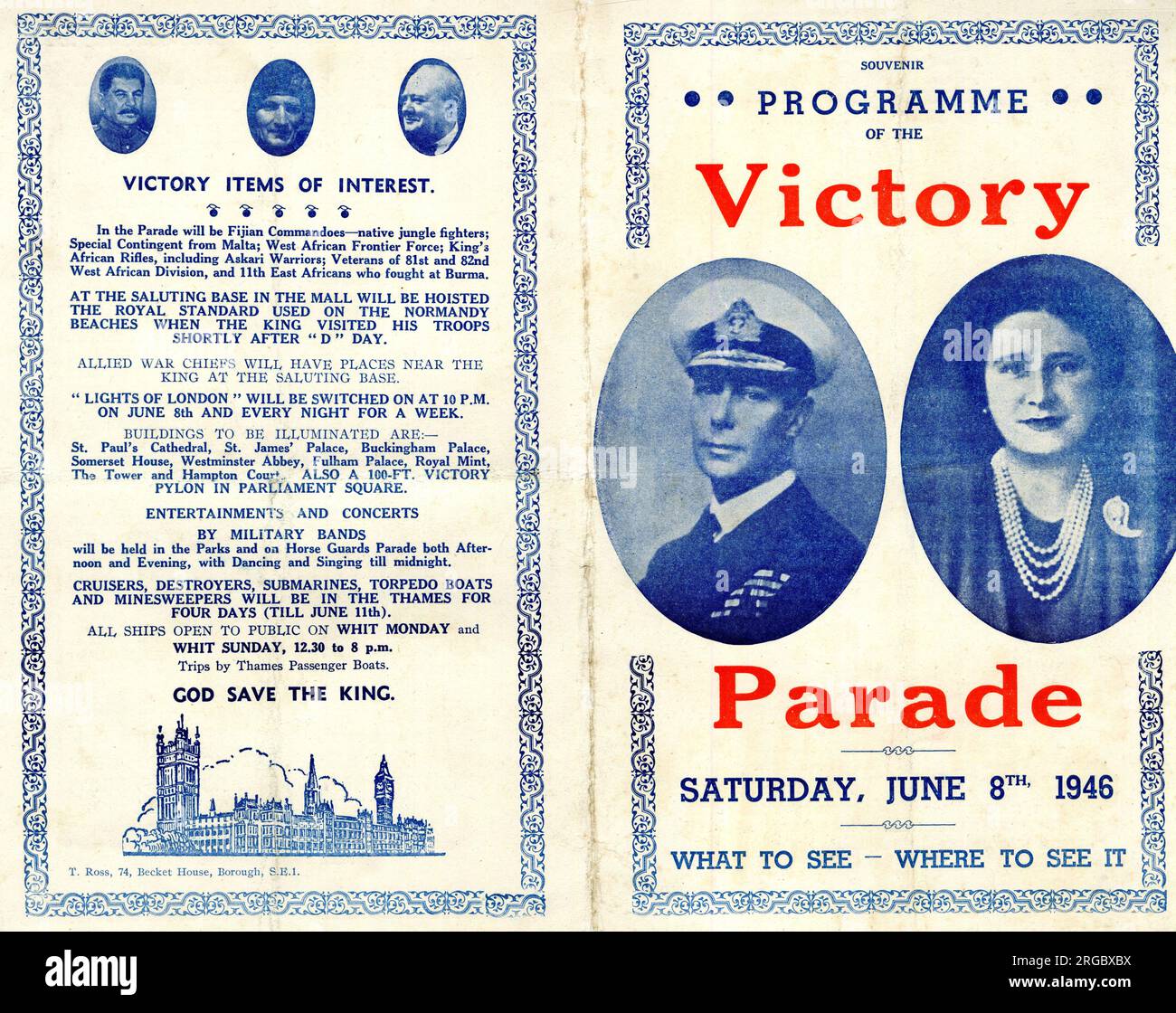 1946 victory parade hi-res stock photography and images - Alamy