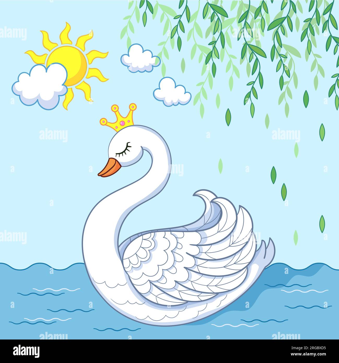 Poster swan hi-res stock photography and images - Alamy