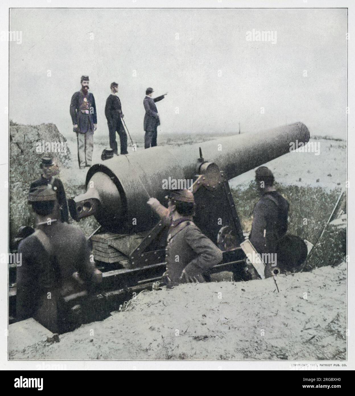 Coastal gun of Sherman's Union army at Fort McAllister Stock Photo - Alamy