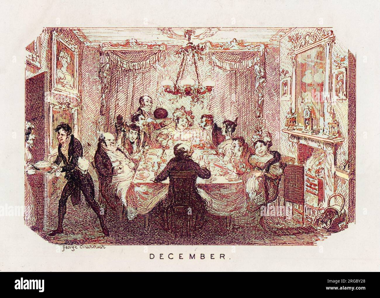 19th century christmas meal hi-res stock photography and images - Alamy