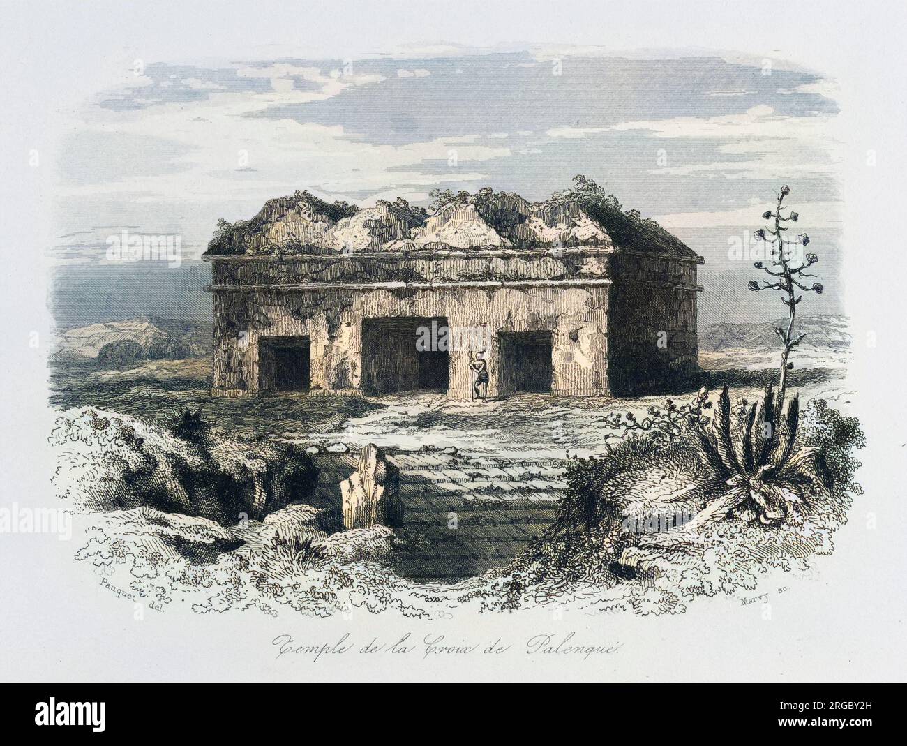 Temple known as the Temple of the Cross Stock Photo - Alamy