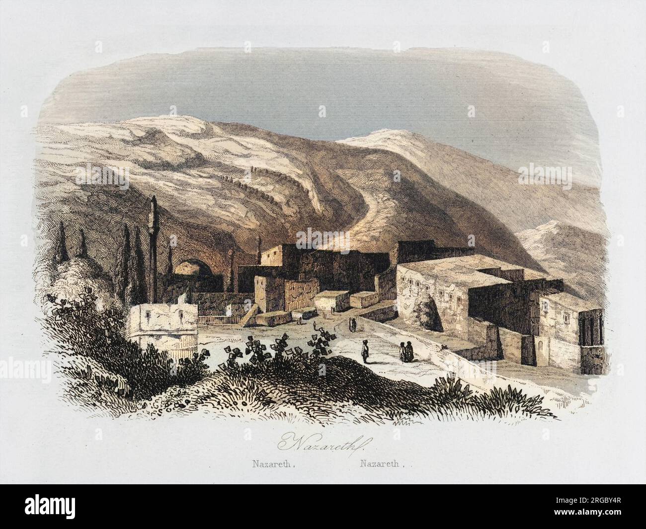 A view of the city of Nazareth, Israel Stock Photo - Alamy