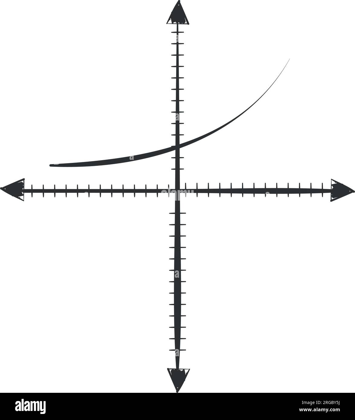Isolated sketch of a math graph Vector Stock Vector Image & Art - Alamy